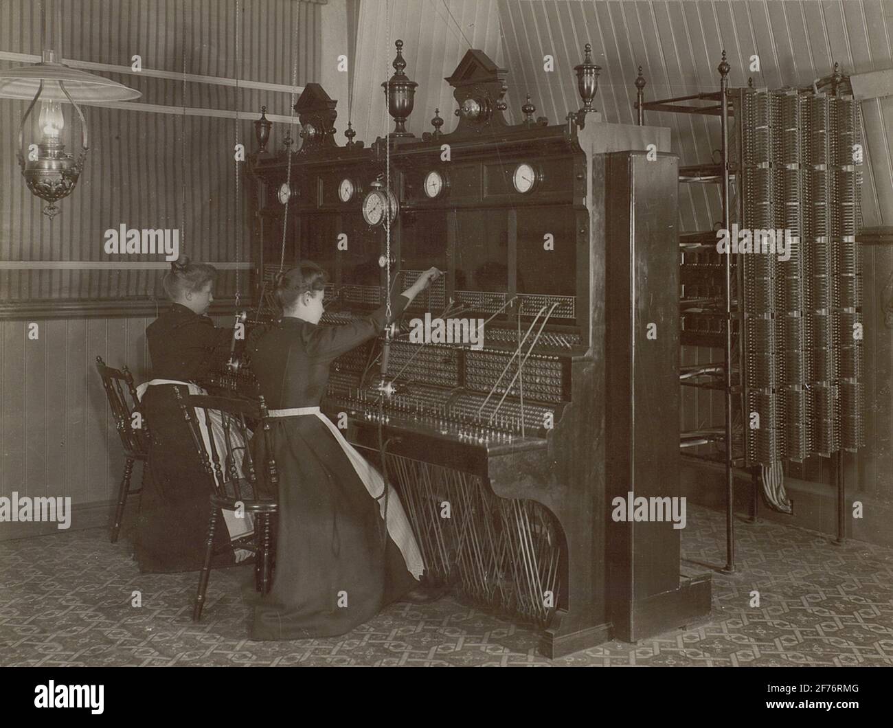 Telephone communications switchboard exchange hi-res stock photography ...