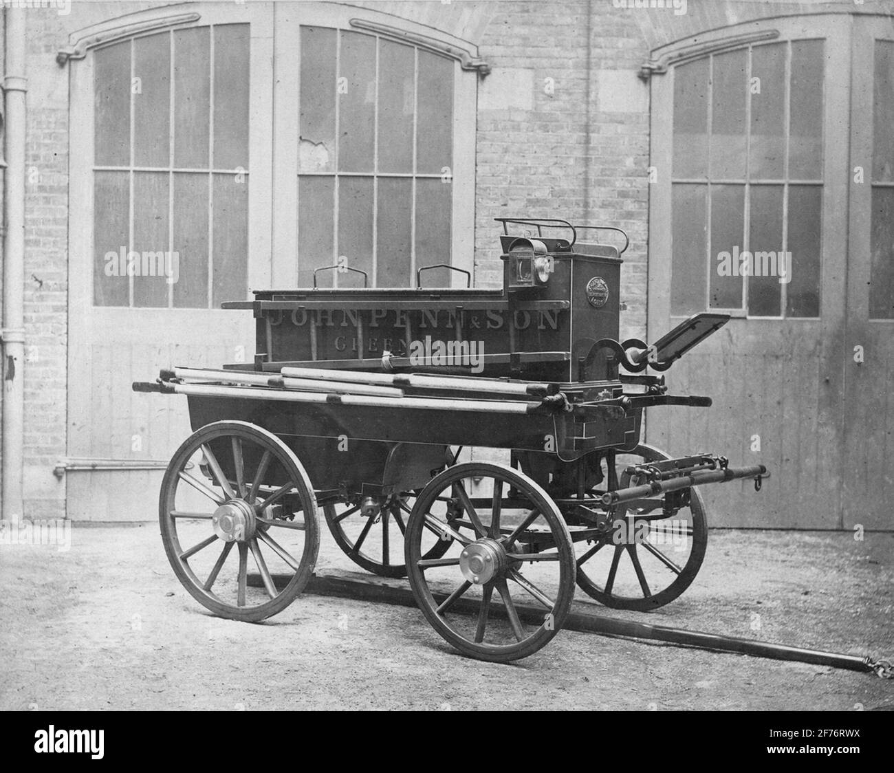 Fire extinguishing cart Stock Photo - Alamy