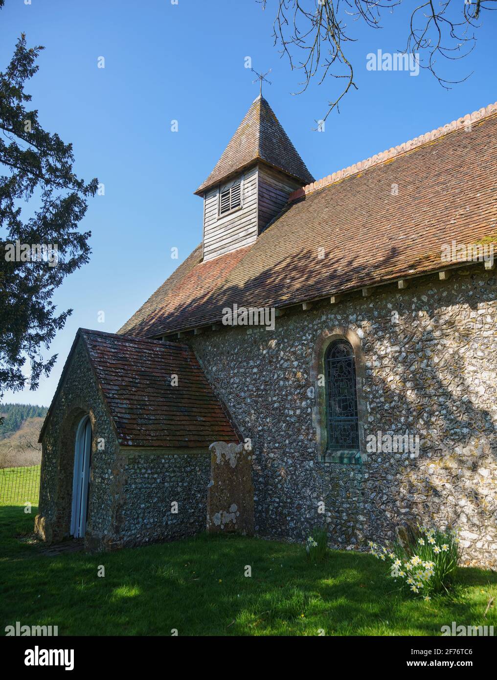 St Michael's Church, Up Marden, West Sussex Stock Photo - Alamy
