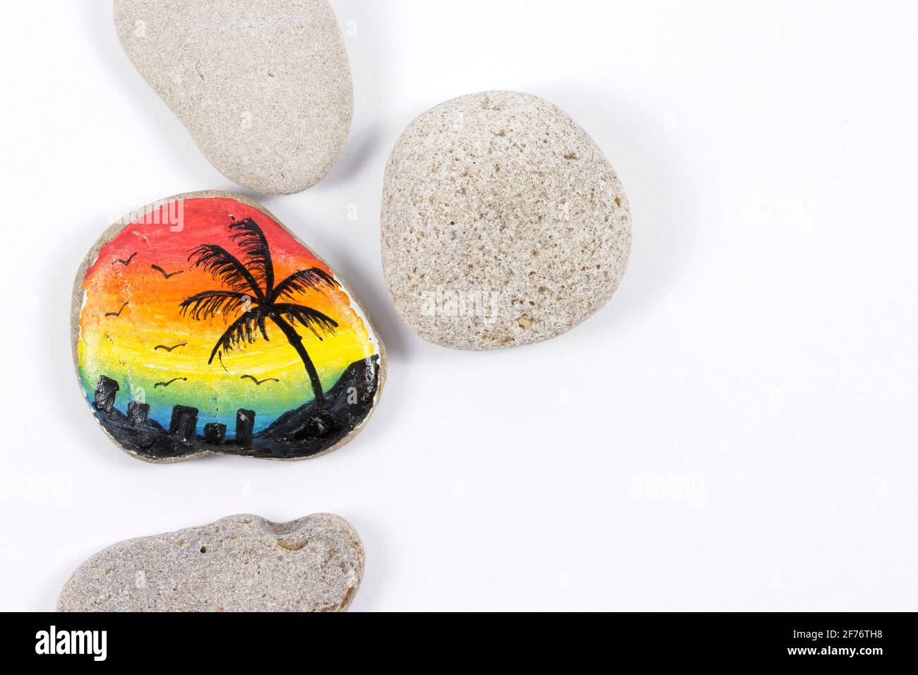 Hand painted pebble Cut Out Stock Images & Pictures - Alamy
