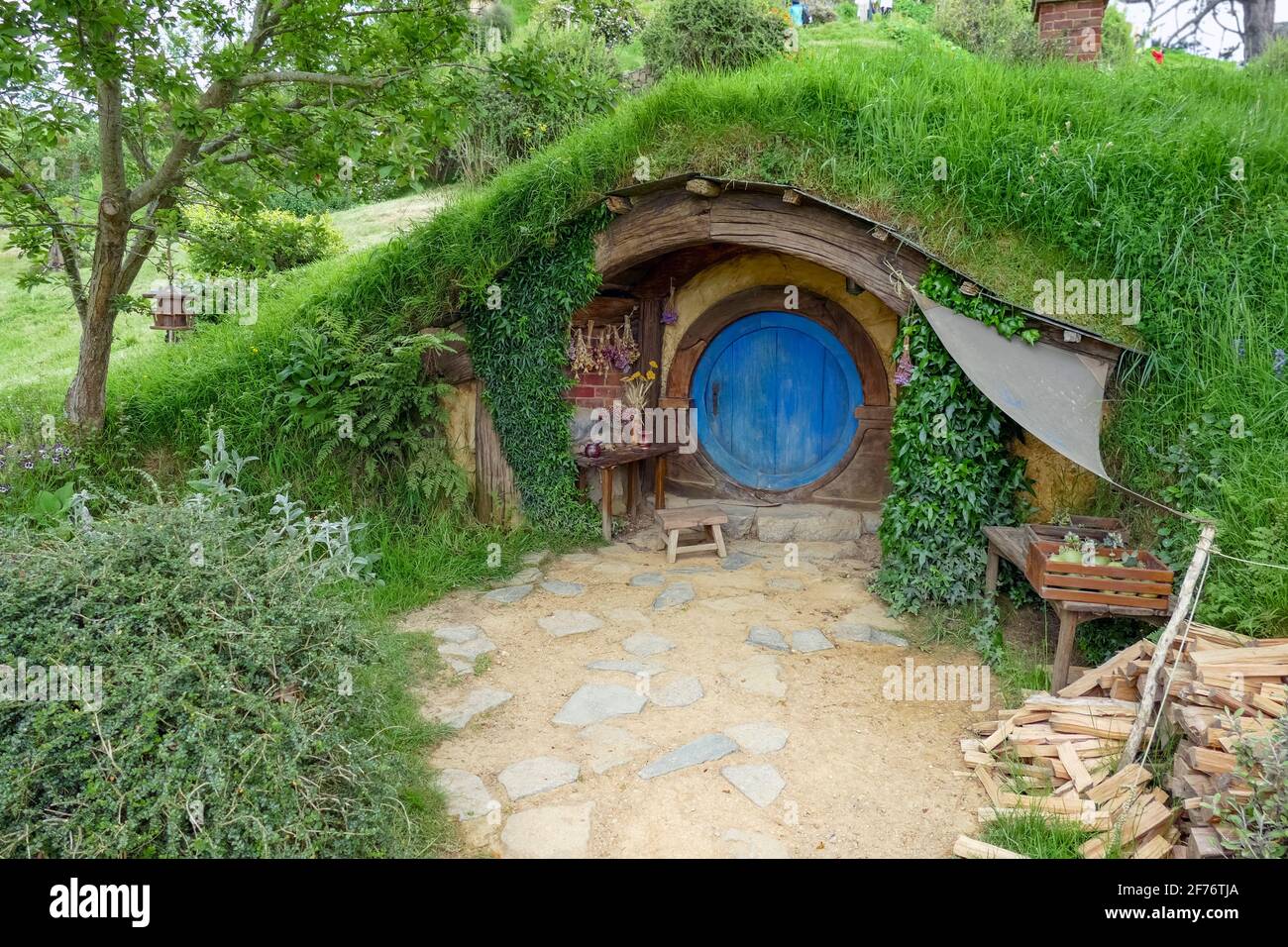 Idyllic scenery at The Shire represented by a region near Matama at the ...