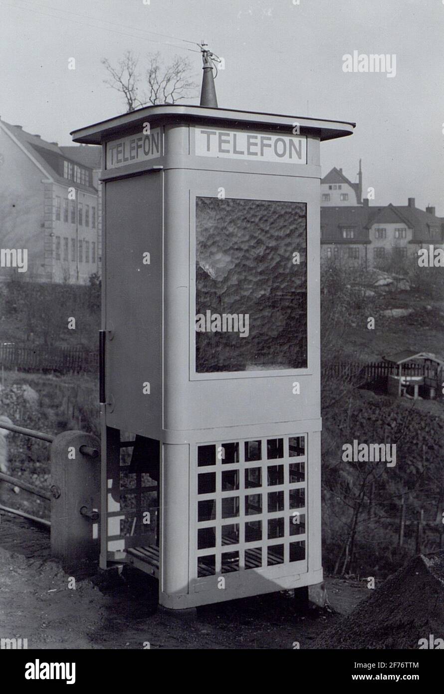 Phone booth, model 1934 Stock Photo - Alamy