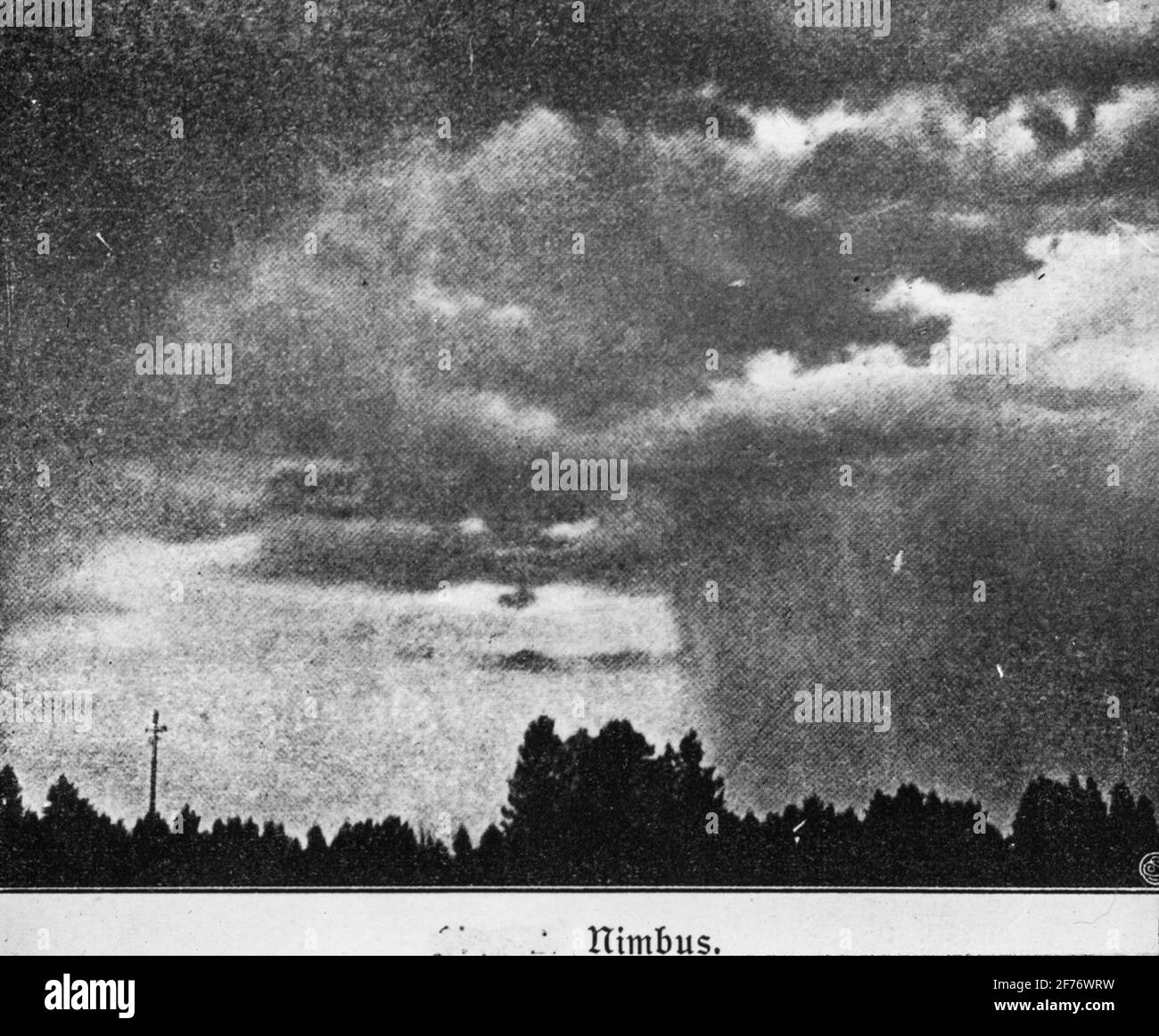 Skiopticone image with motifs touching different types of clouds ... Skiopticone image with motifs touching different types of clouds ...