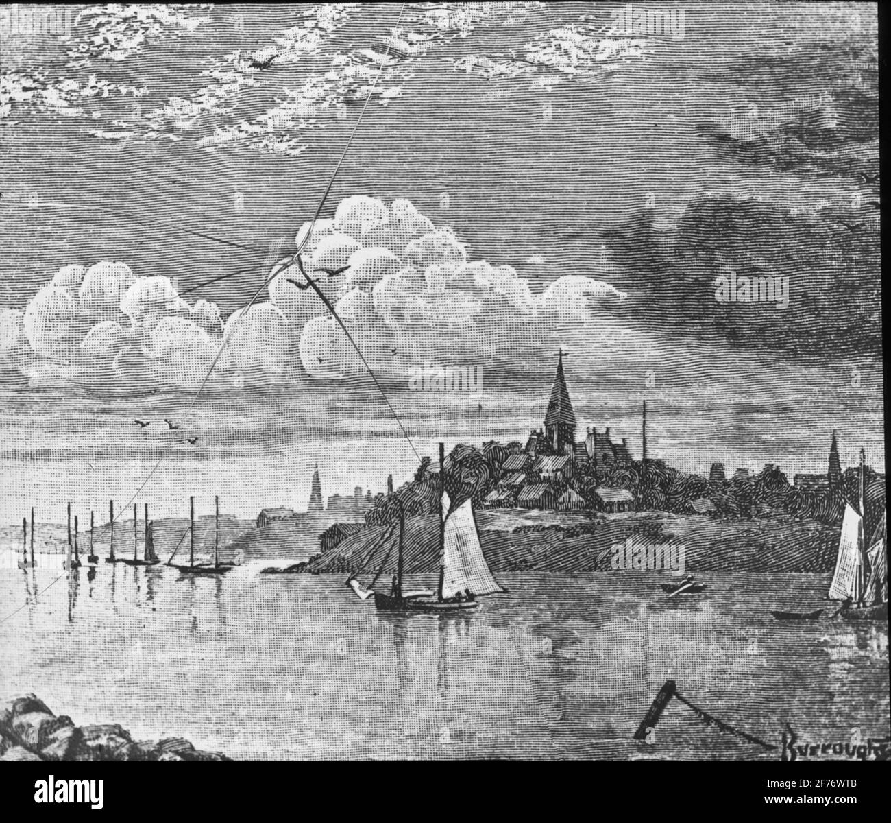 Skiopticone image with motifs touching different types of clouds Stock ... Skiopticone image with motifs touching different types of clouds Stock ...
