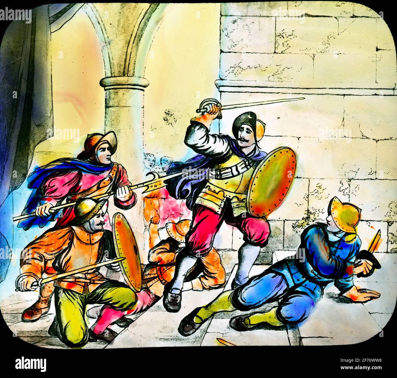 Fighting swordsmen hi-res stock photography and images - Alamy