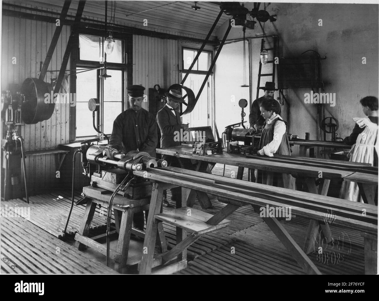 AB Bofors Nobelkrut. Manufacture of Nobelkrut (Ballistit). The crow ...