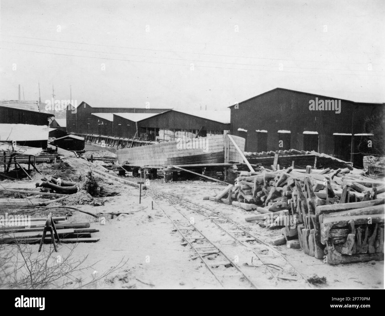 Klippans super phosphate factory. Old Waernish Greeting factory on the ...