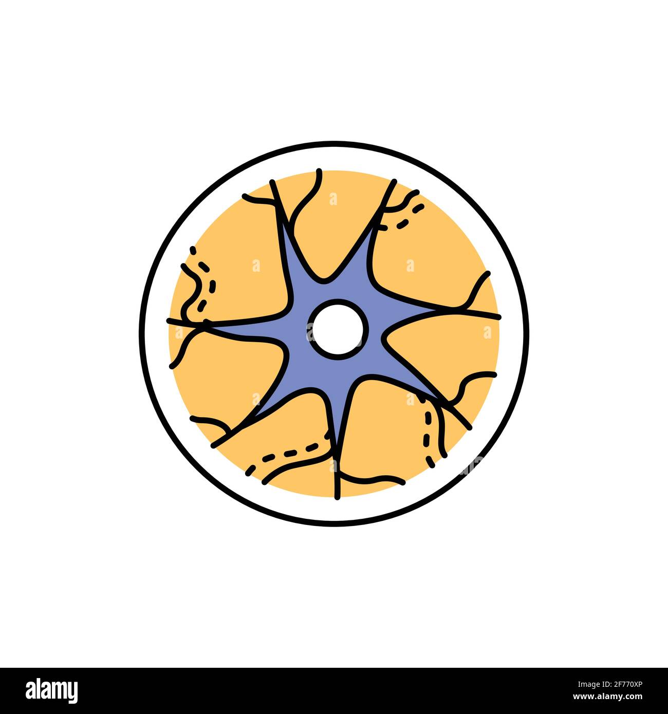 Neurology color line icon. Pictogram for web page, mobile app, promo ...