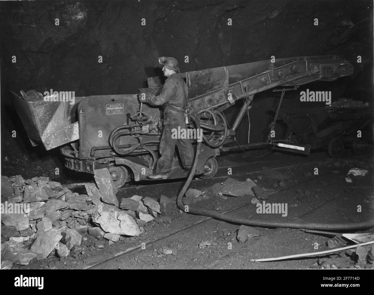 Mine loader Black and White Stock Photos & Images - Alamy