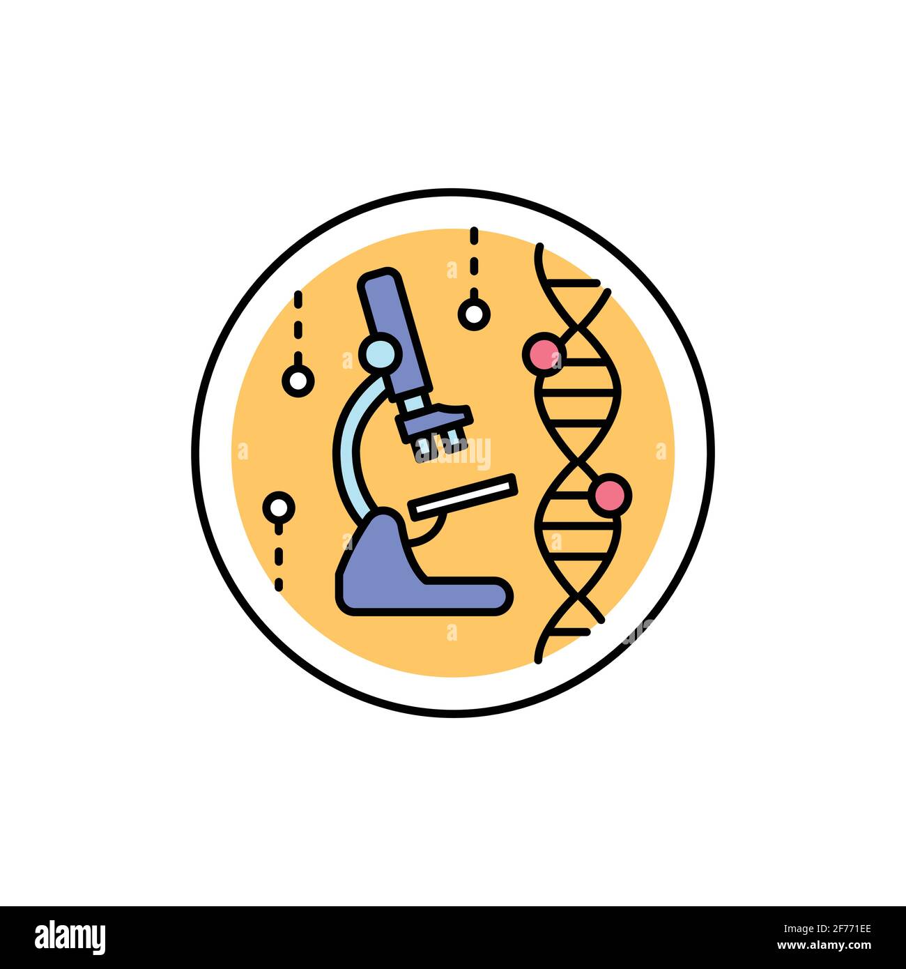 Pathology color line icon. Pictogram for web page, mobile app, promo ...