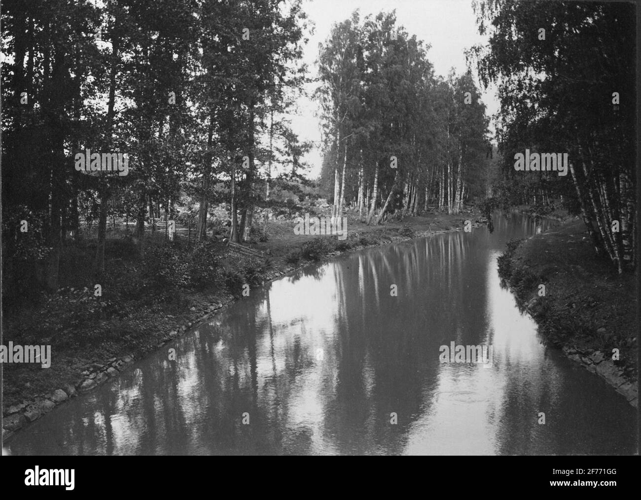 The mountain channel, helmet canal, Säter's parish Stock Photo - Alamy