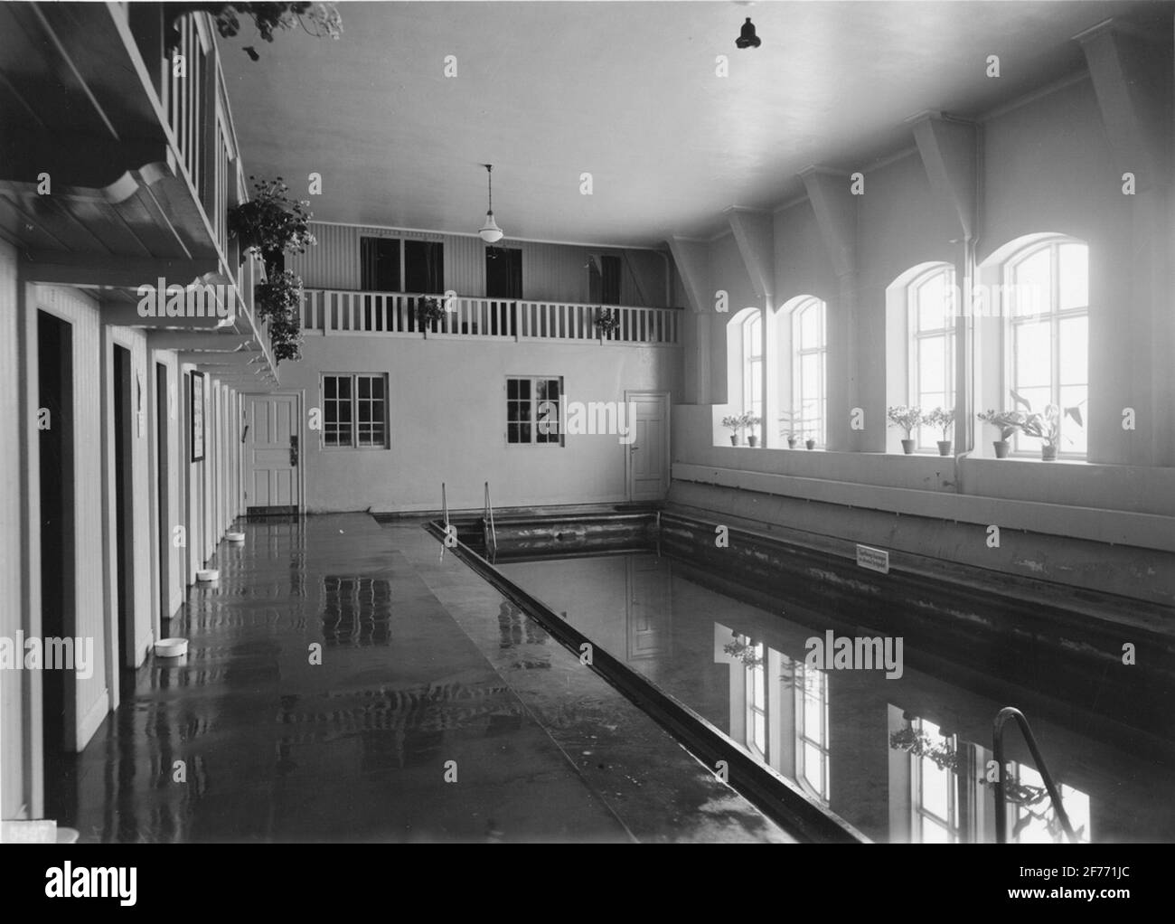 In swimming bath Black and White Stock Photos & Images - Alamy