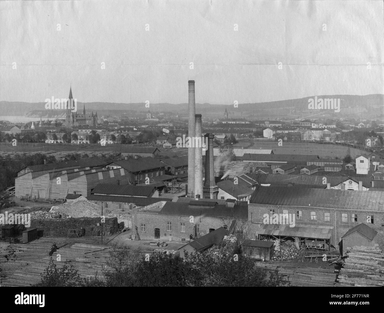 Western match factory in Jönköping 1903. Picture from the magazine home ...