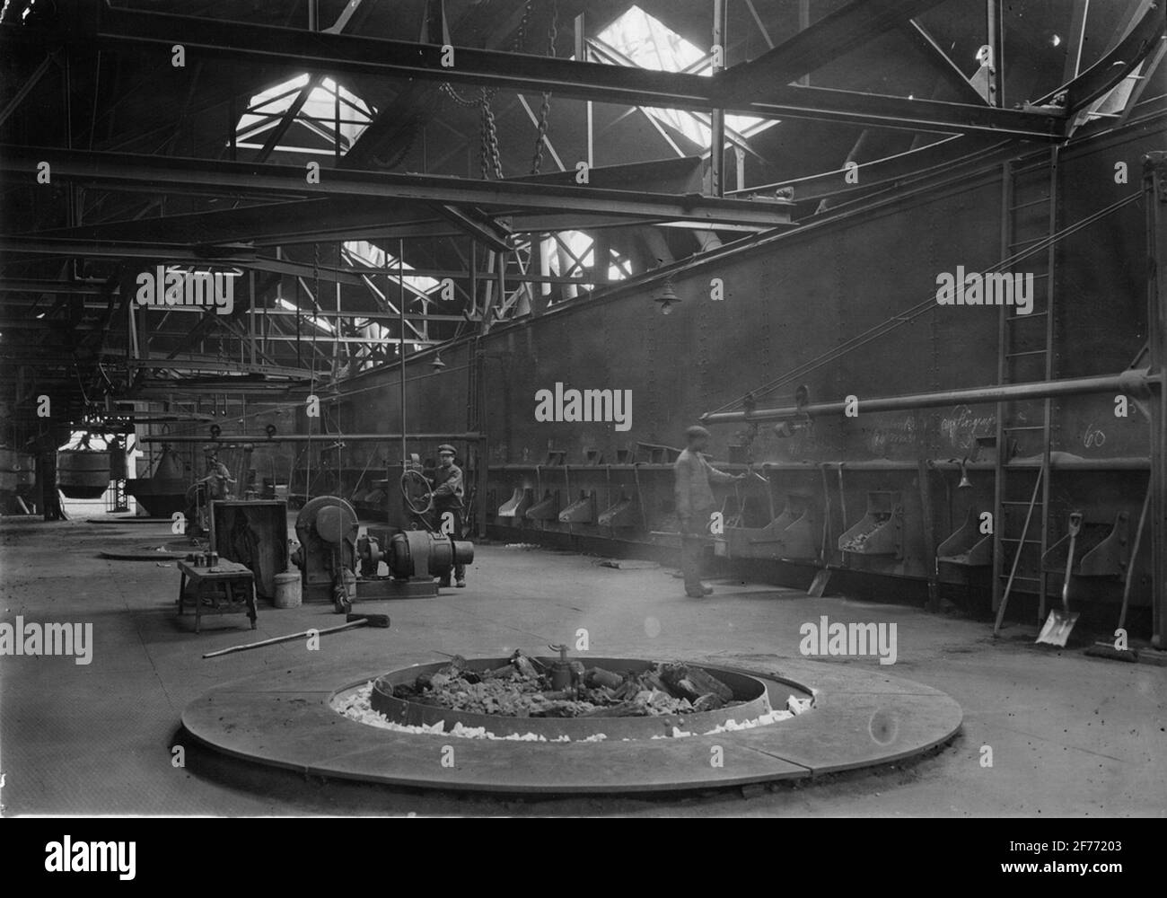 The wreath at Fagersta ironworks Stock Photo - Alamy