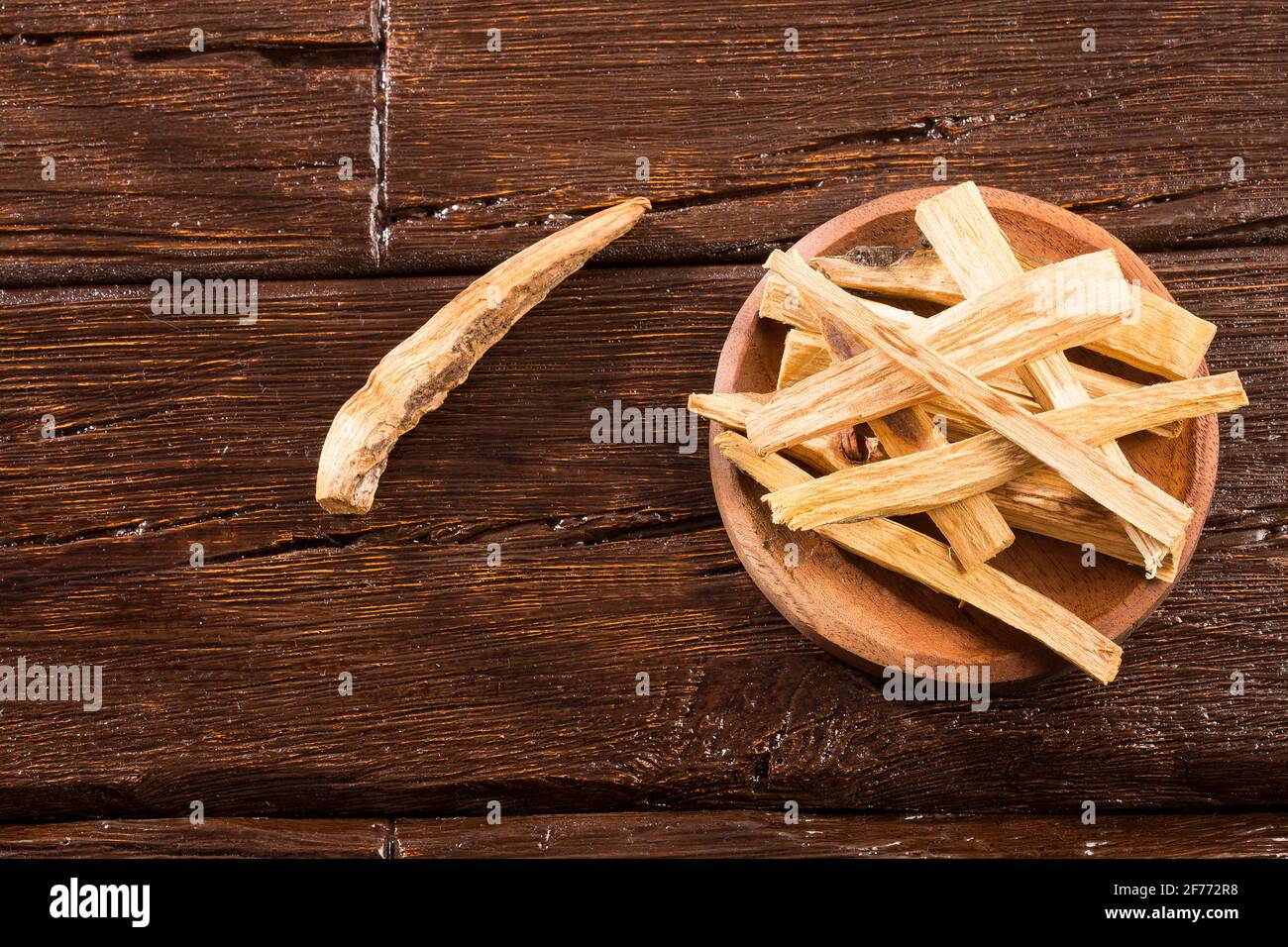 Holy wood or sacred wood - Bursera graveolens Stock Photo - Alamy