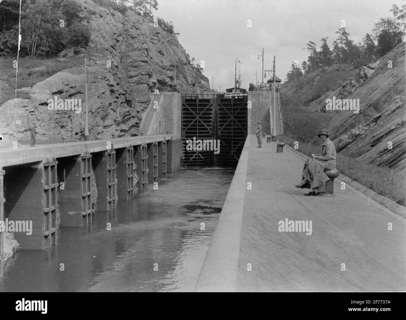 Water channel river in Black and White Stock Photos & Images - Alamy
