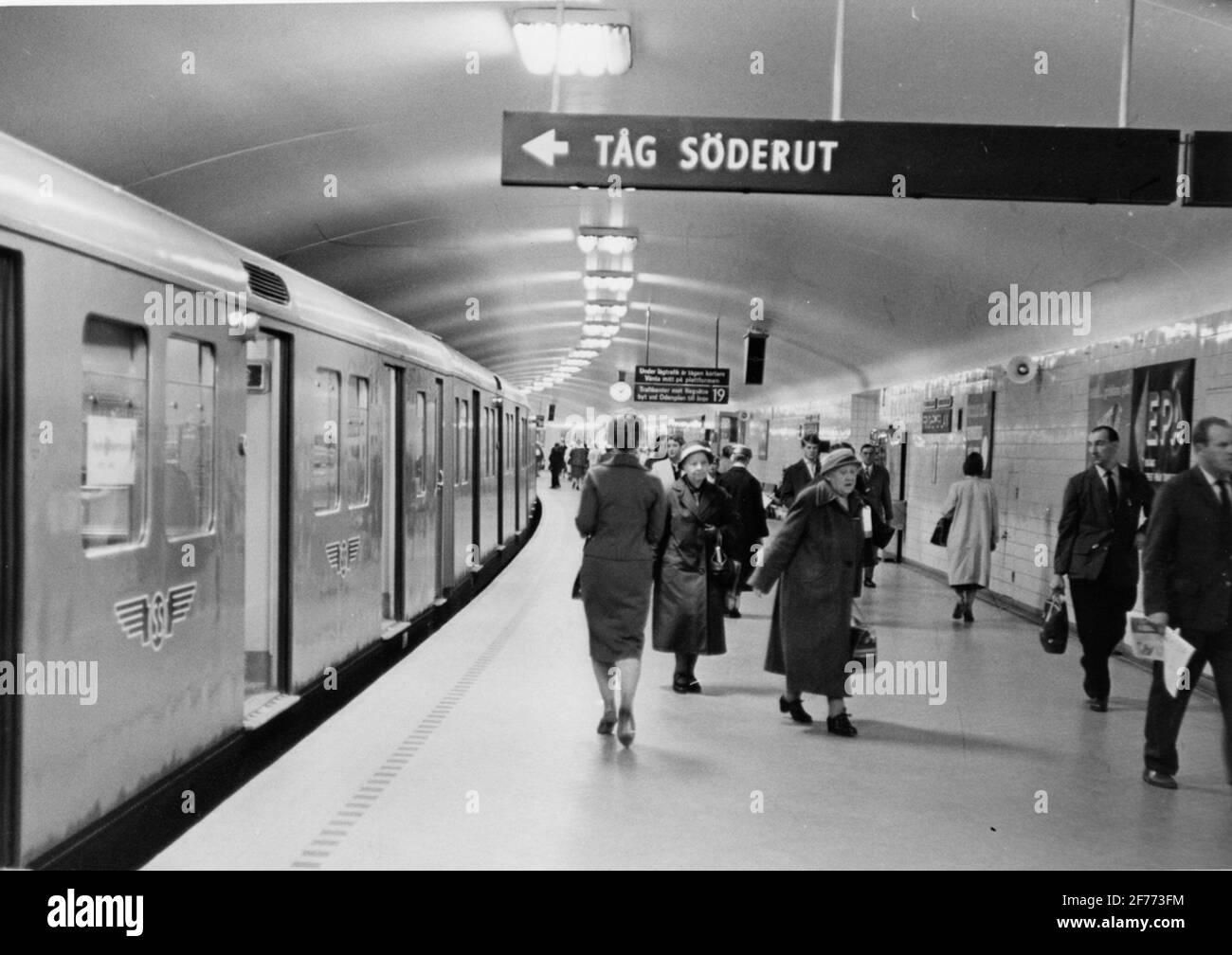 The Metro Station at Fridhemsplan, Stockholm Stock Photo - Alamy