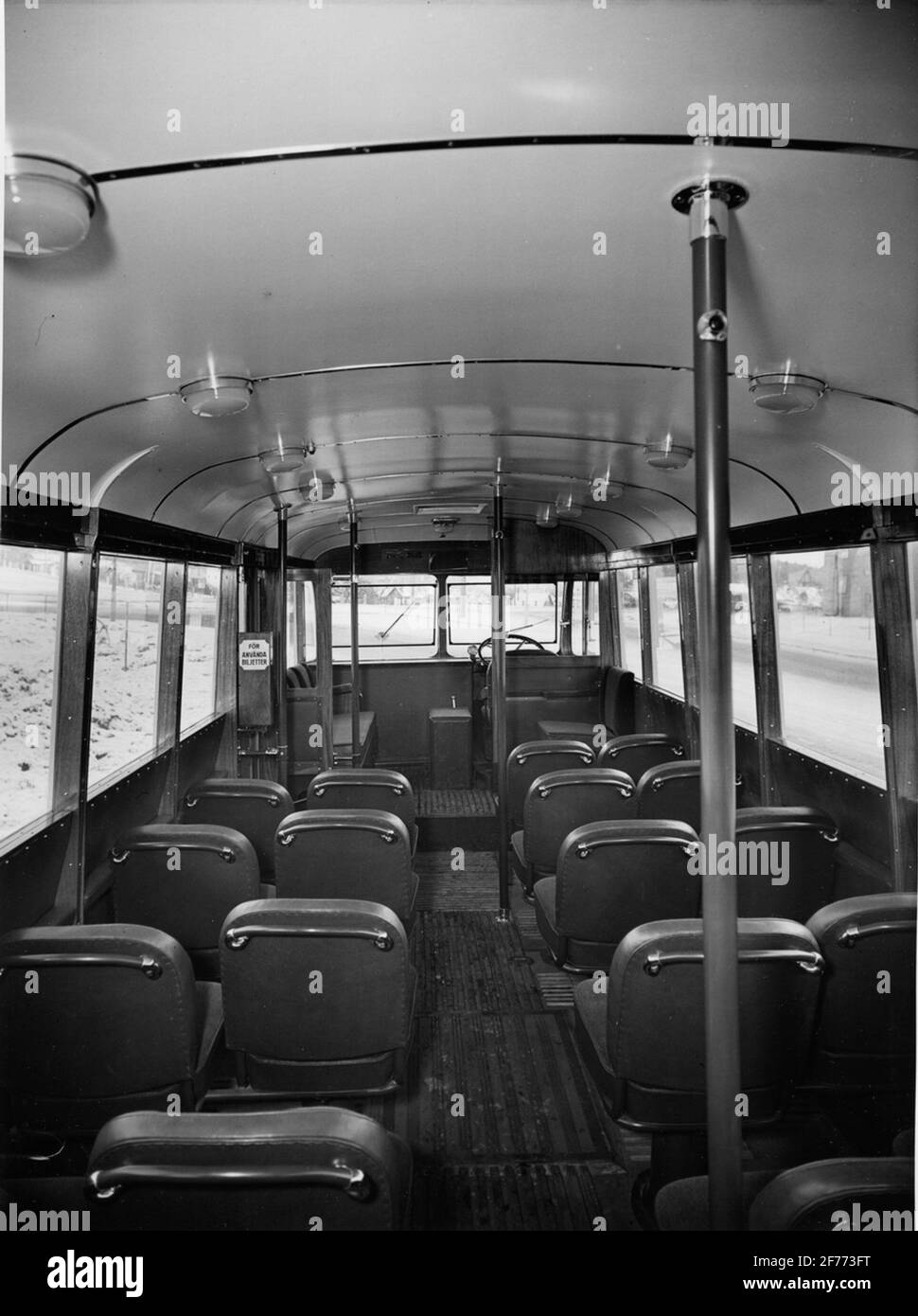 The first wire bus in Stockholm in 1941 Stock Photo - Alamy