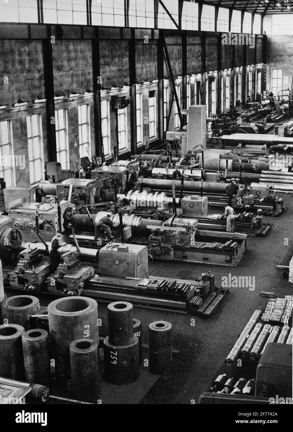 Early mechanical workshop hi-res stock photography and images - Alamy