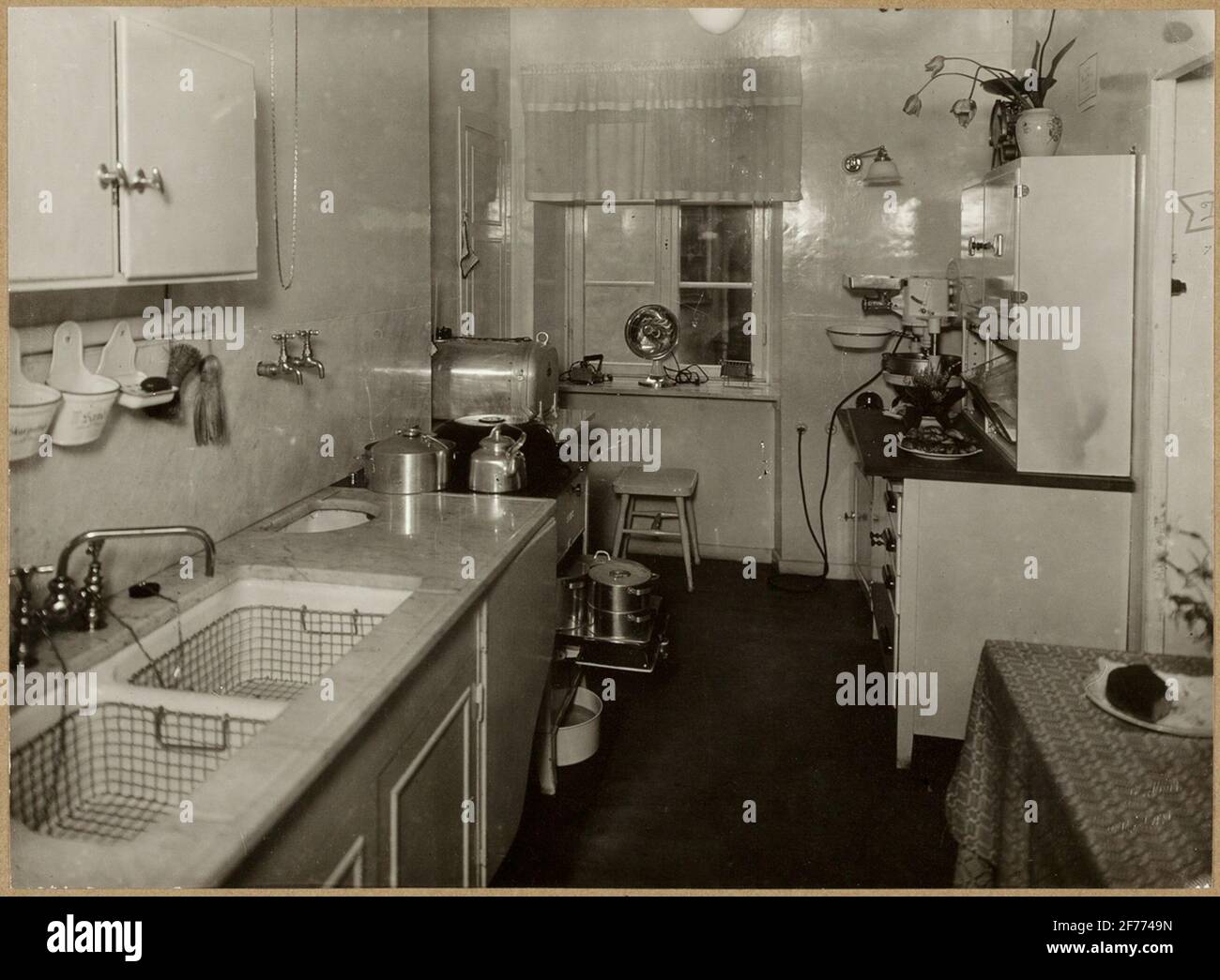 Kitchen no. 3 At the Building and Bo exhibition at Norrögarstrand 1924 ...