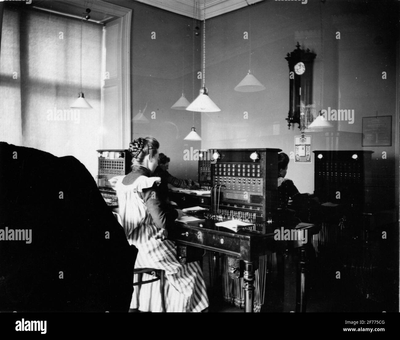 The National Phone station in Falun after 1904 Stock Photo - Alamy
