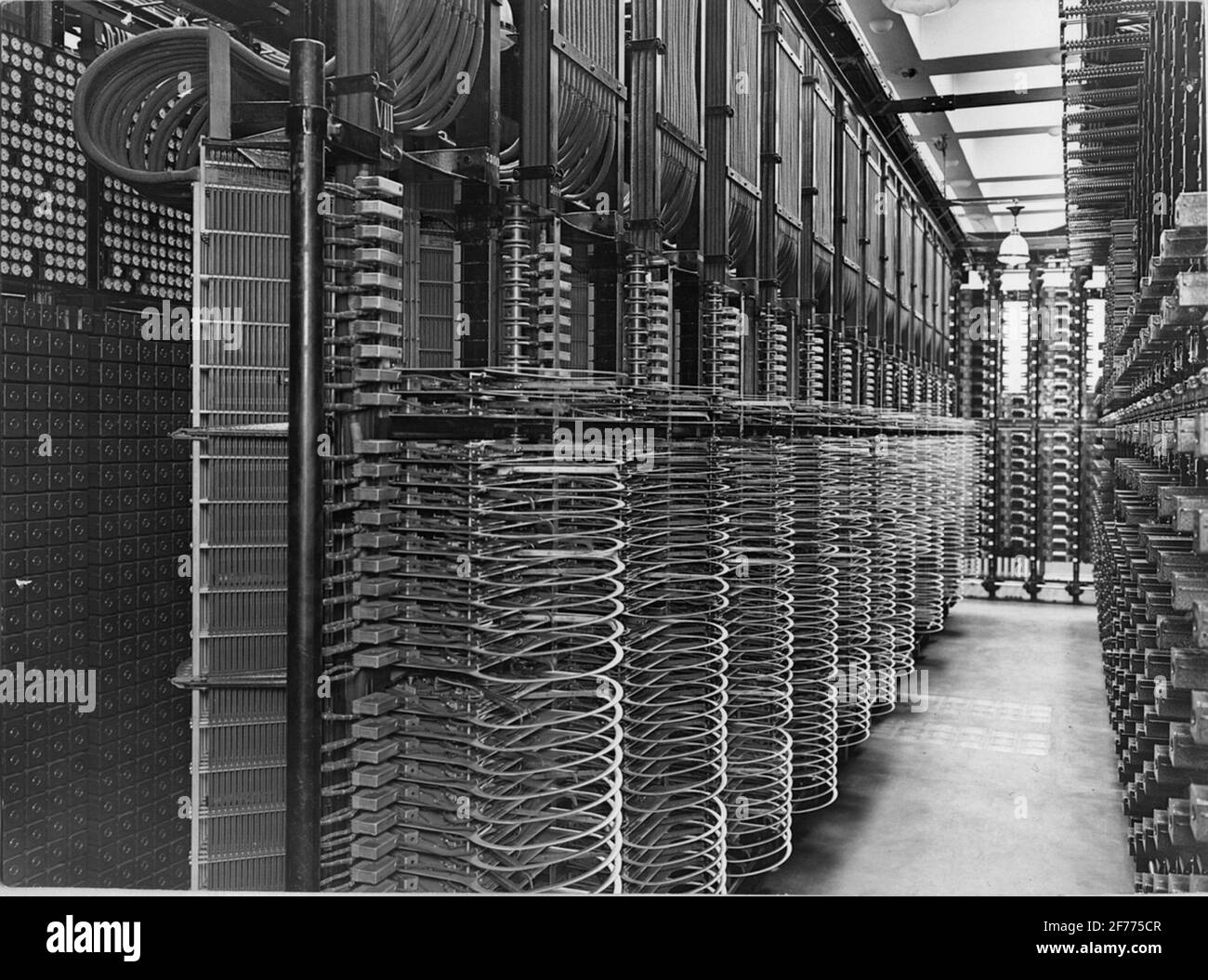 The first fully automatic telephone station in Stockholm, "Northern ...