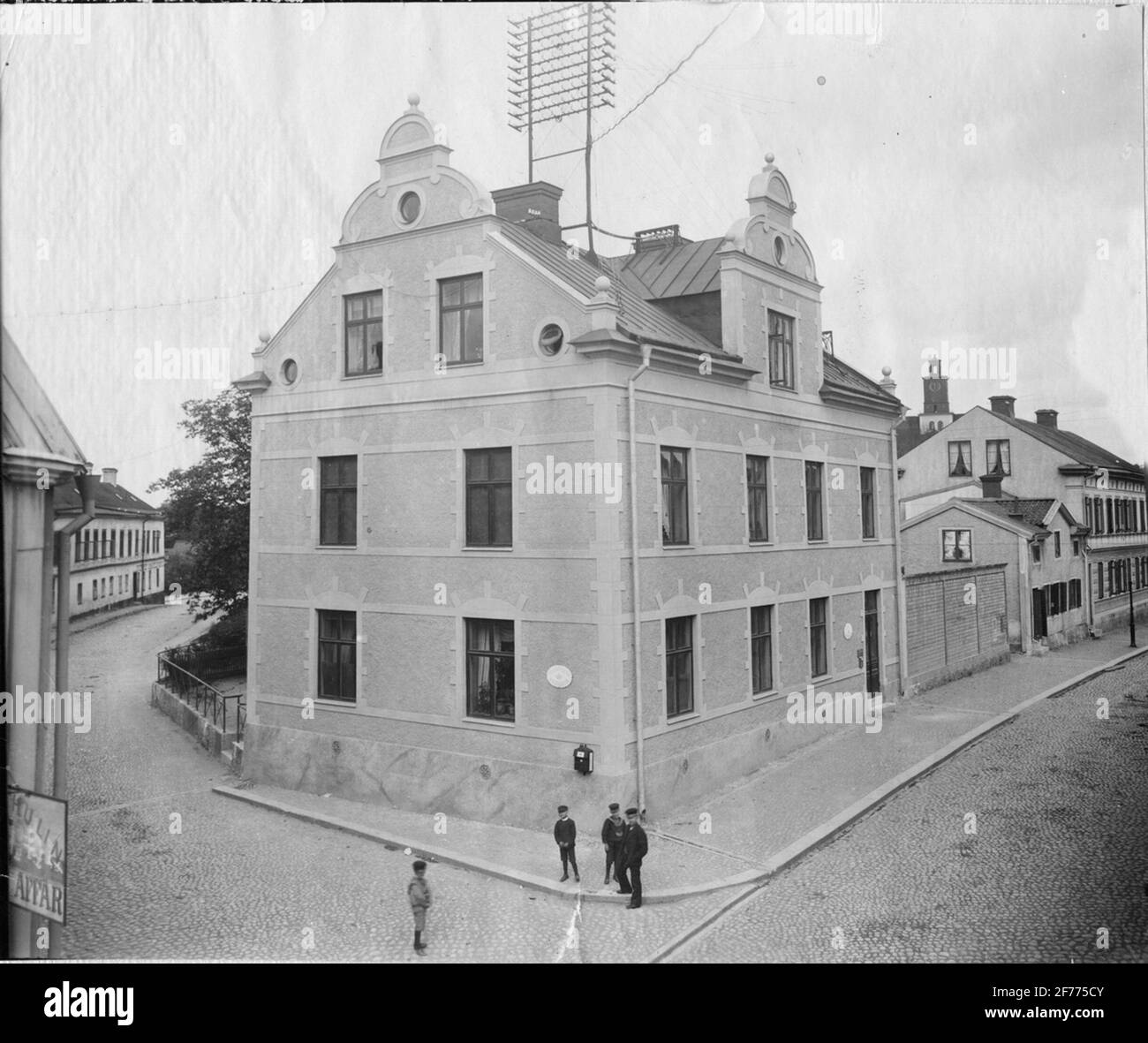 The National Phone Station and the Telegraph in Enköping in 1902 Stock ...