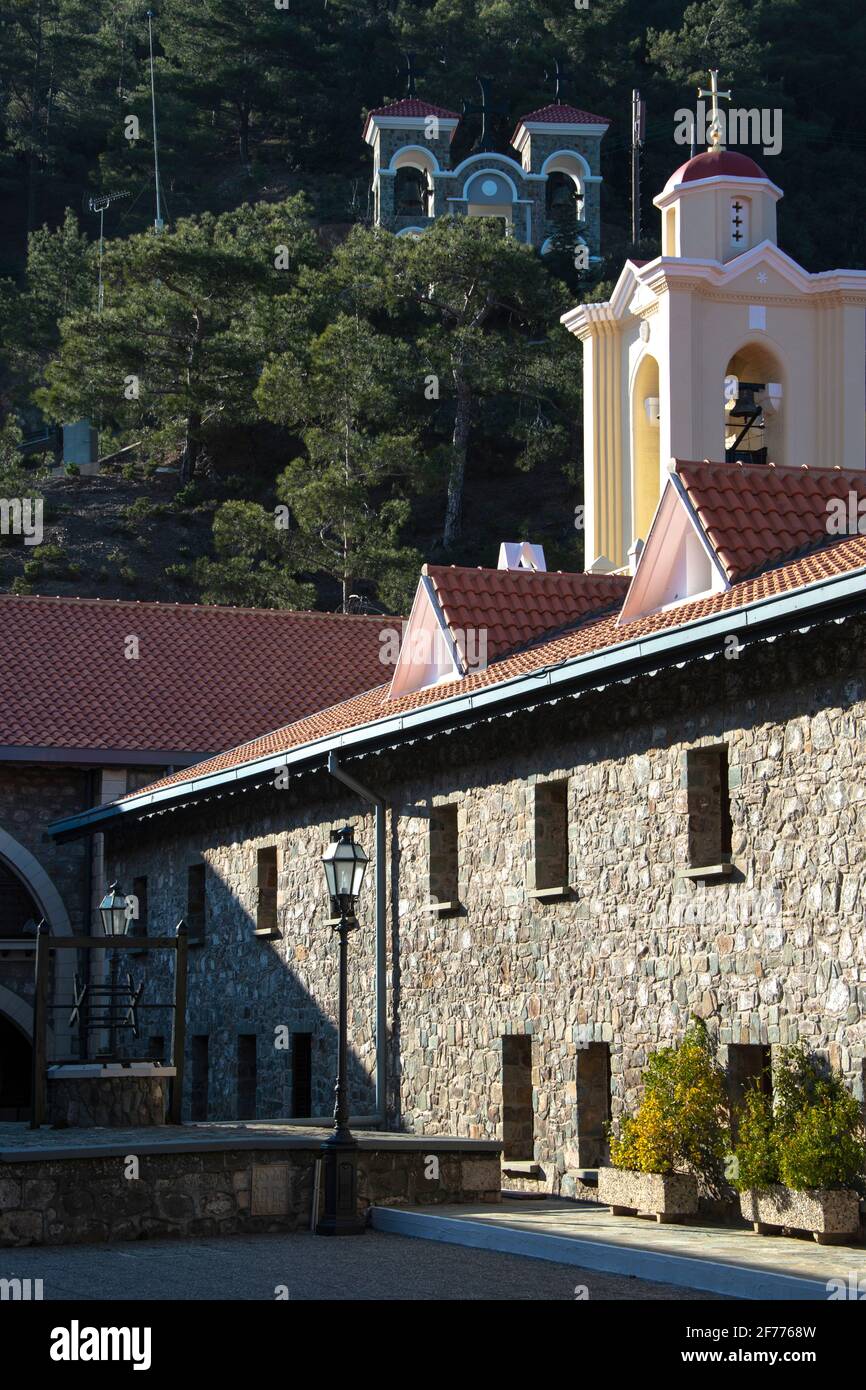 The holy monastery of the virgin of kykkos monastery hi-res stock ...