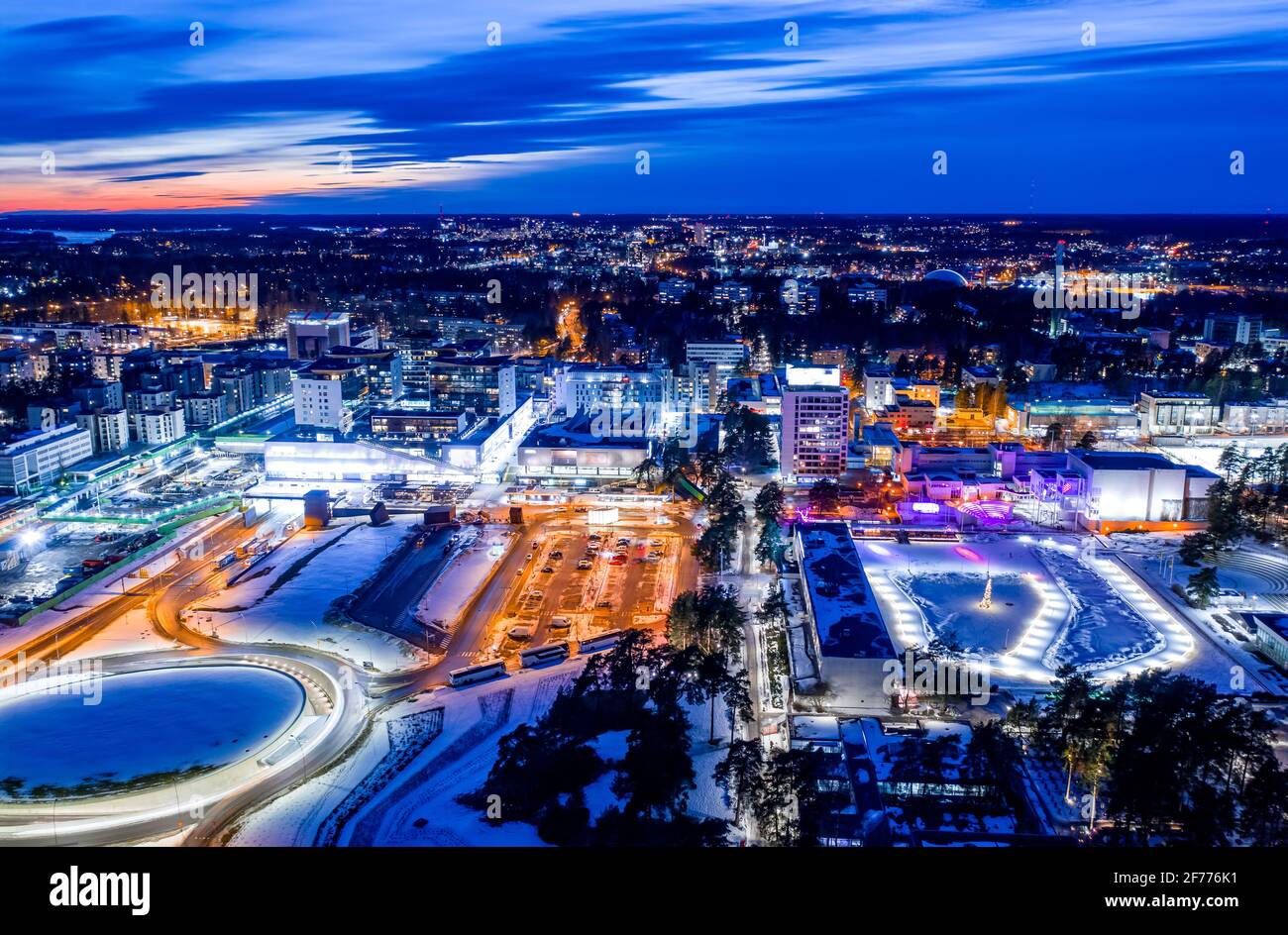 Aerial view of city of espoo hi-res stock photography and images - Alamy