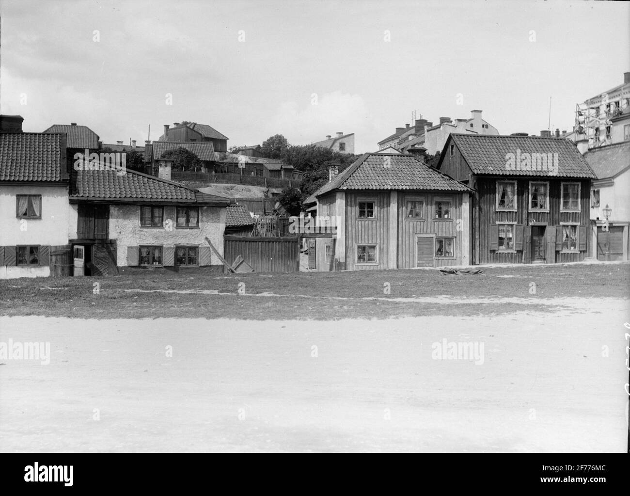 Street party scene Black and White Stock Photos & Images - Alamy