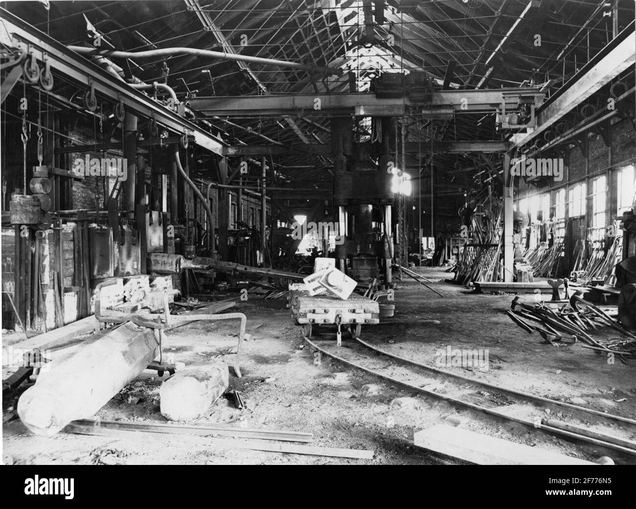 Kohlswa ironworks. Press plant 1920 Stock Photo - Alamy
