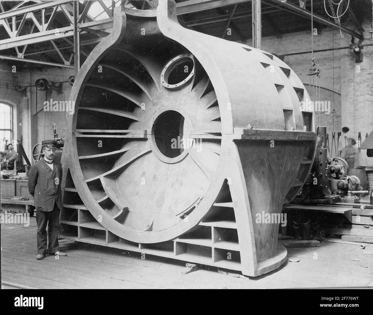 Bergsund's mechanical workshop in Stockholm Stock Photo - Alamy