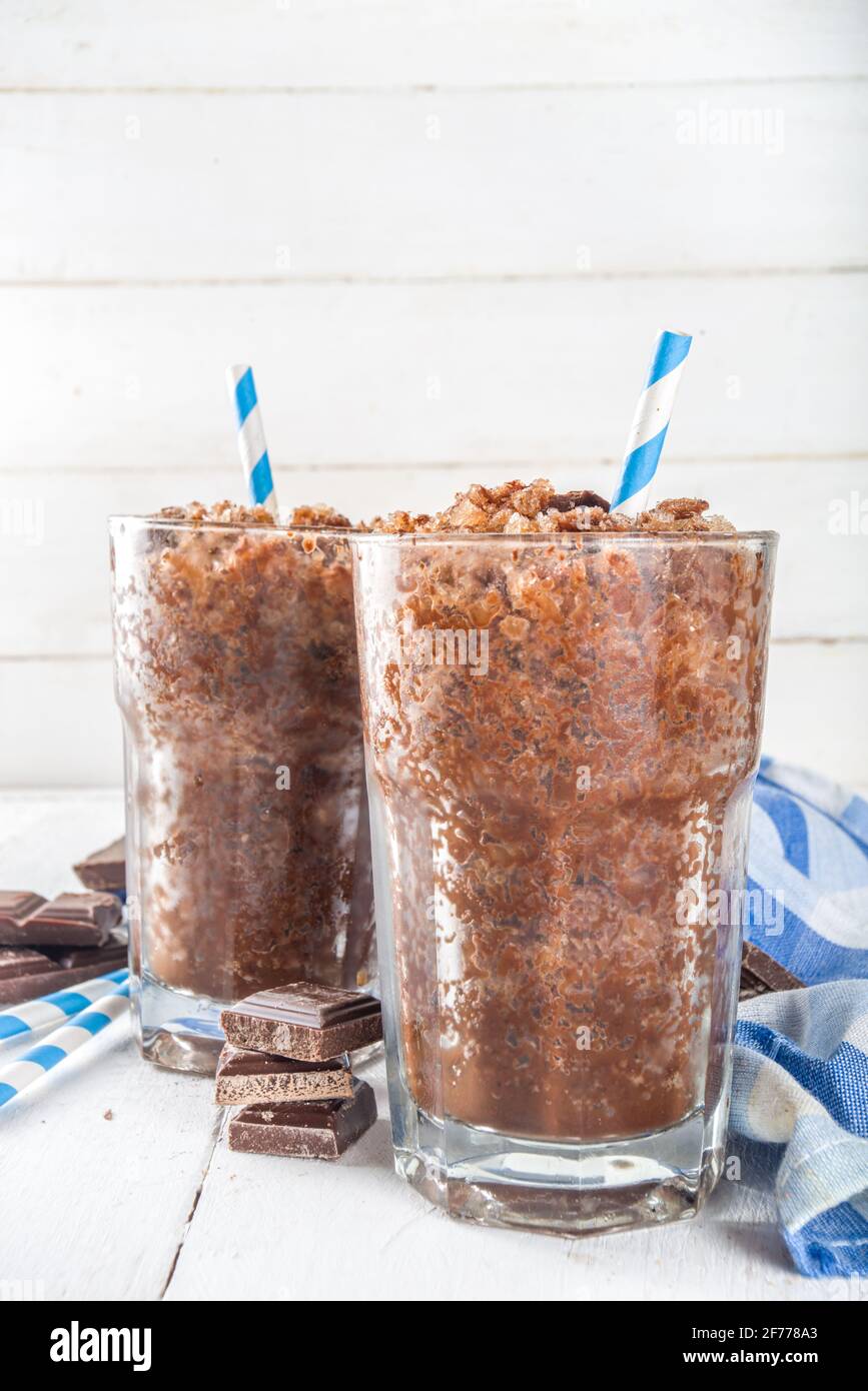 Summer cooling cocktail. Traditional American Sweet Frozen Iced ...