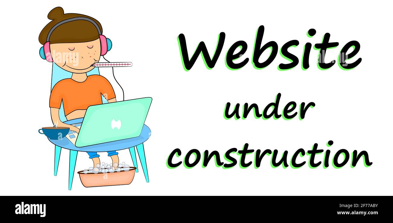 Website under construction. Vector illustration Stock Vector Image ...