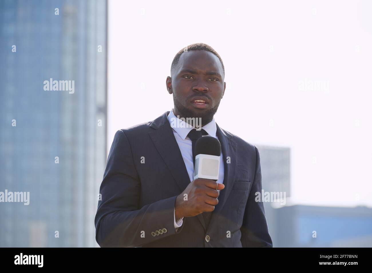 African american men speaking in hi-res stock photography and images ...