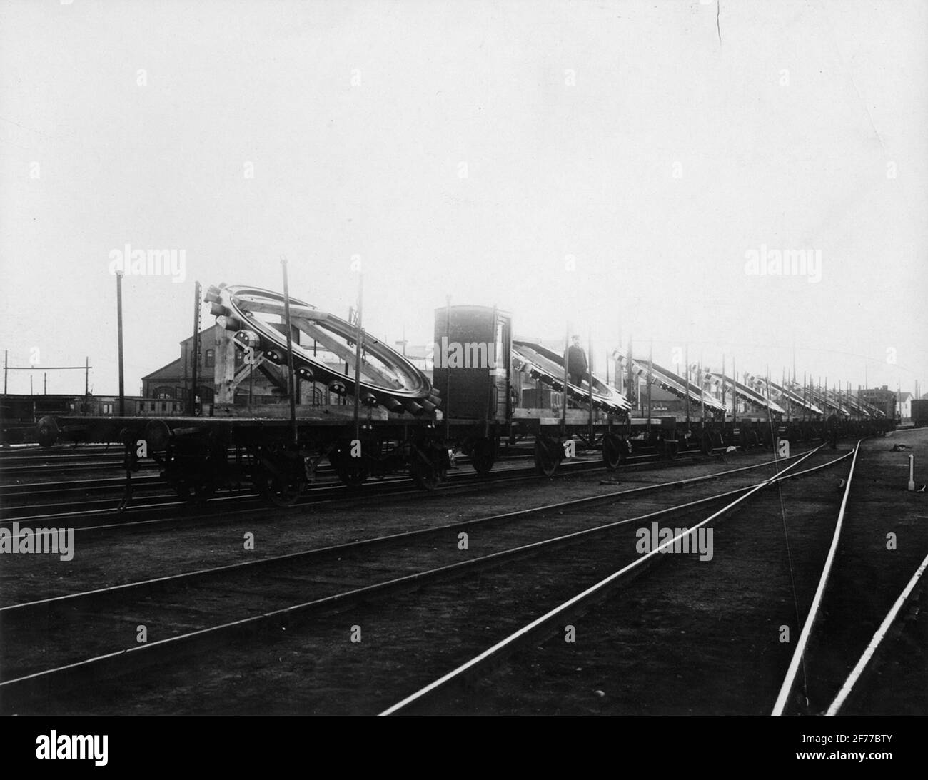 Good rail with machine parts from ASEA in Västerås Stock Photo - Alamy