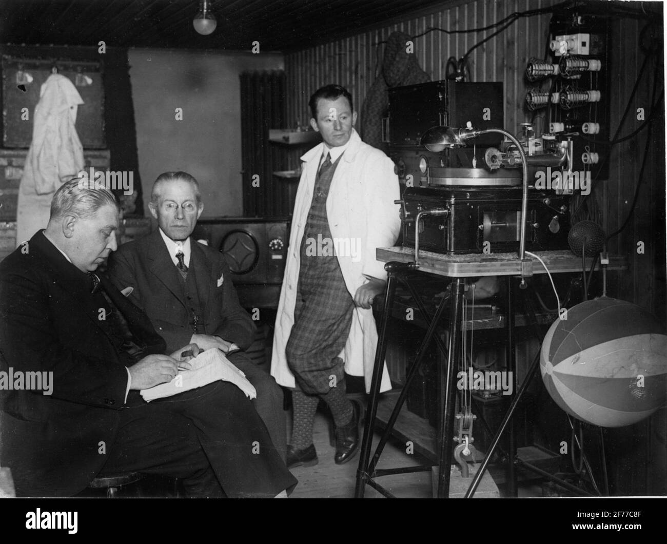 Wax recording Black and White Stock Photos & Images - Alamy