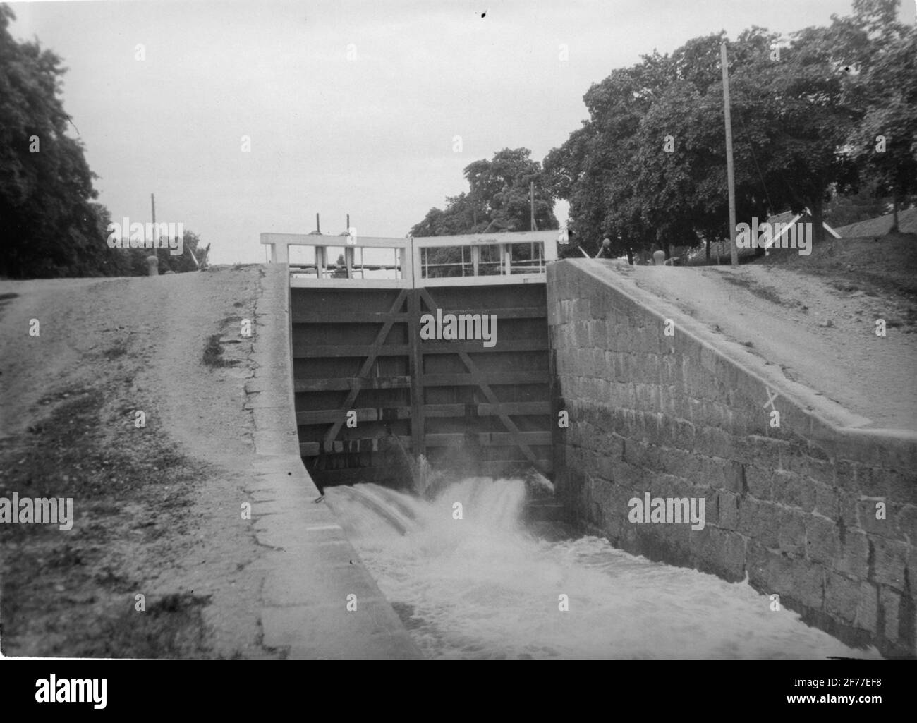 Water filled channel Black and White Stock Photos & Images - Alamy