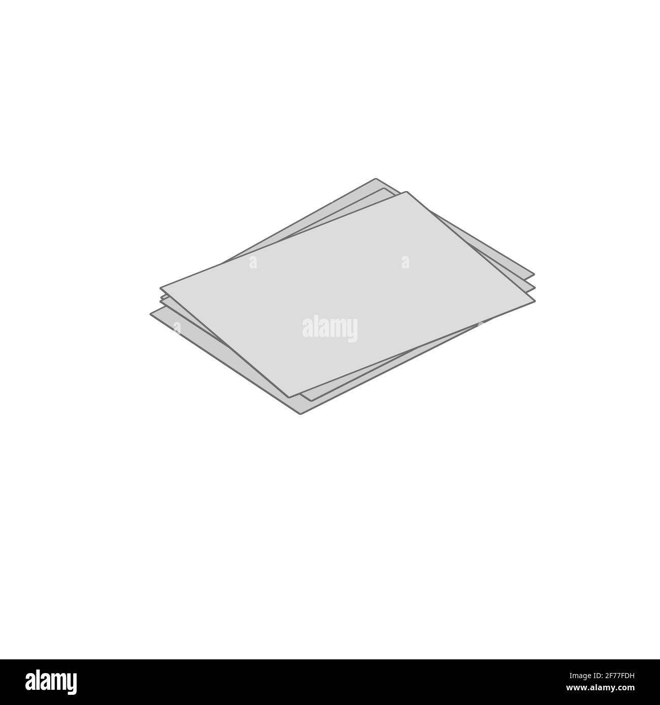 How To Draw A Stack Of Papers