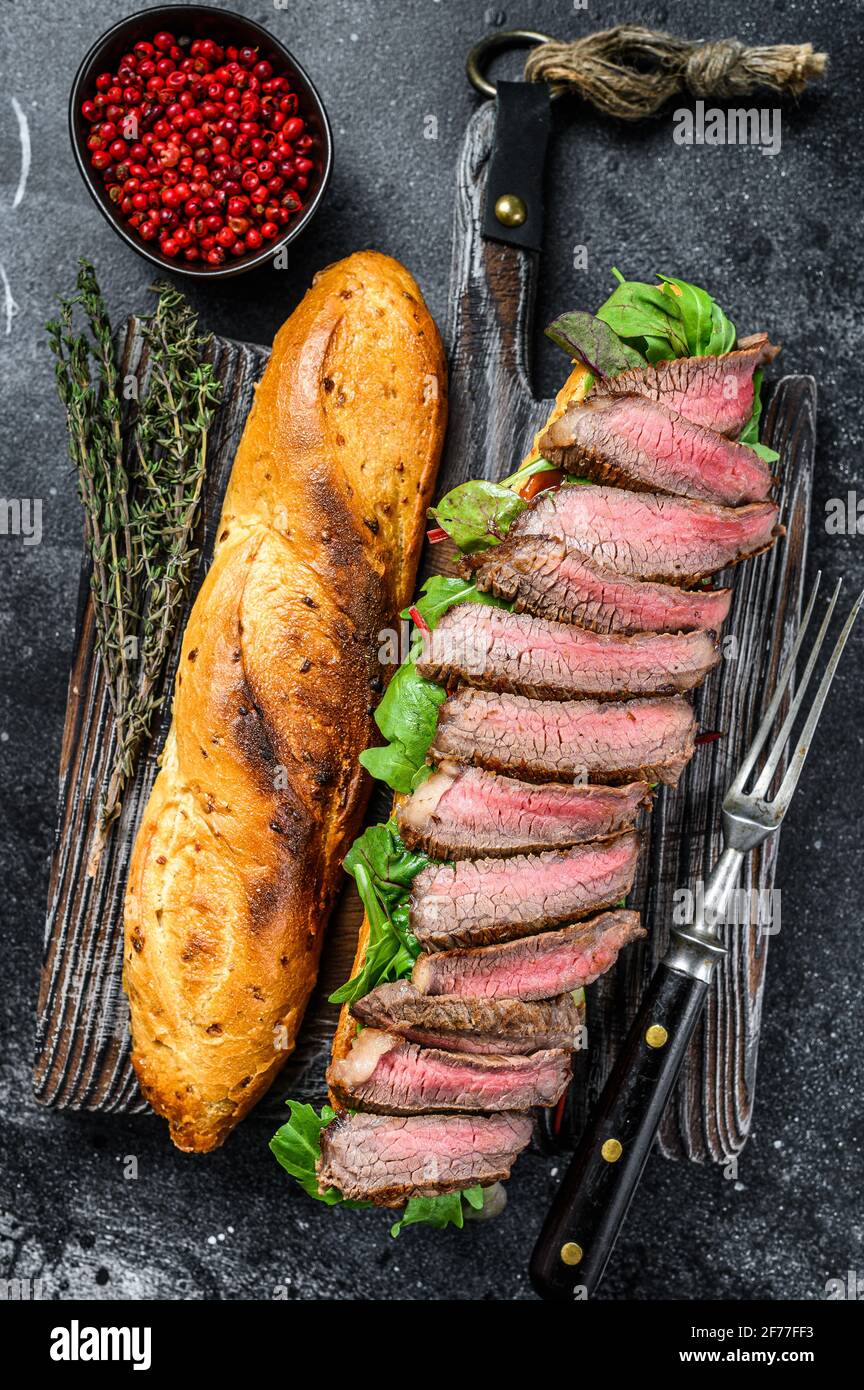 Rib eye sandwich hi-res stock photography and images - Alamy