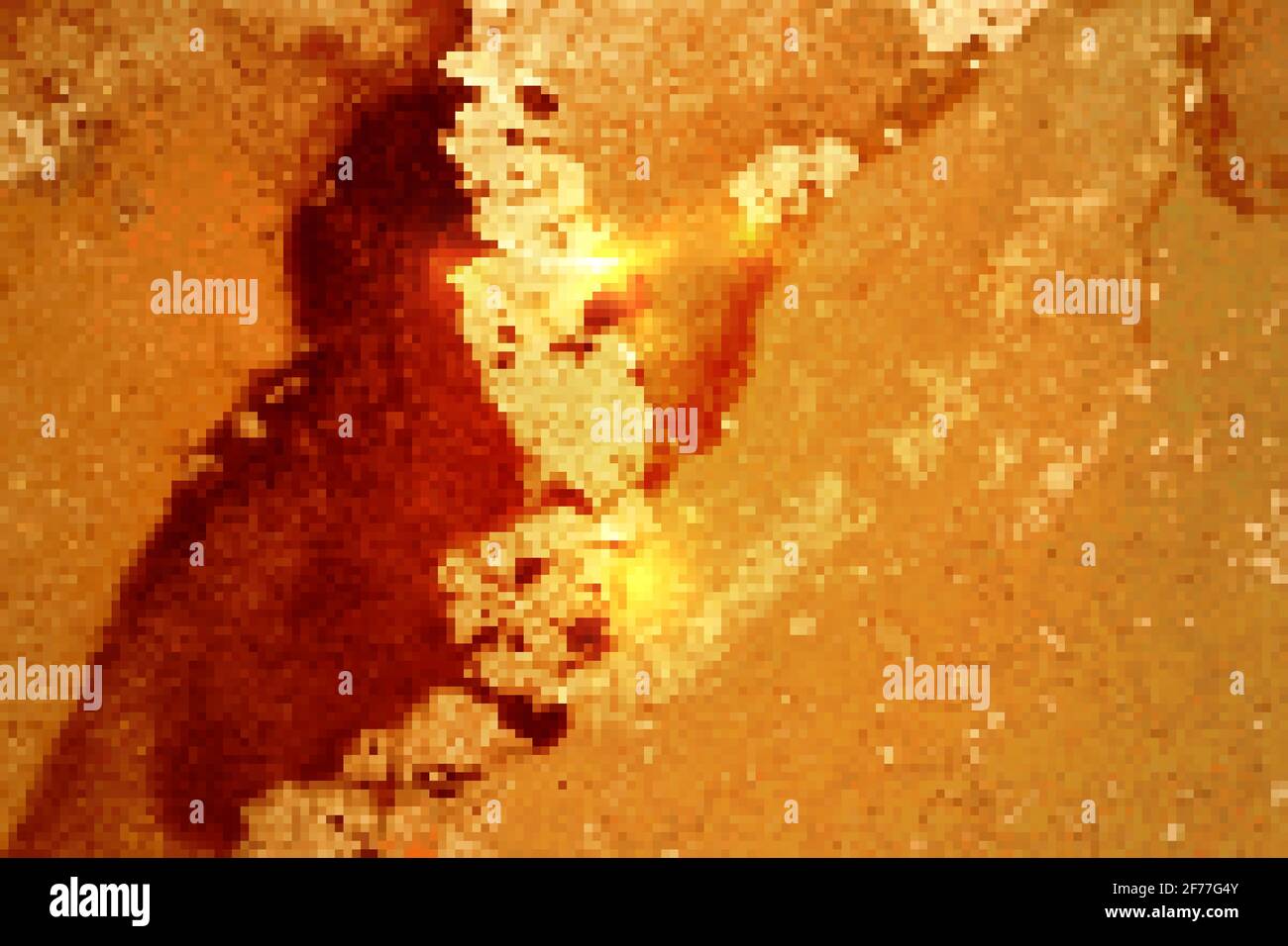Amber, red and gold shining abstract marble background. Vector texture ...