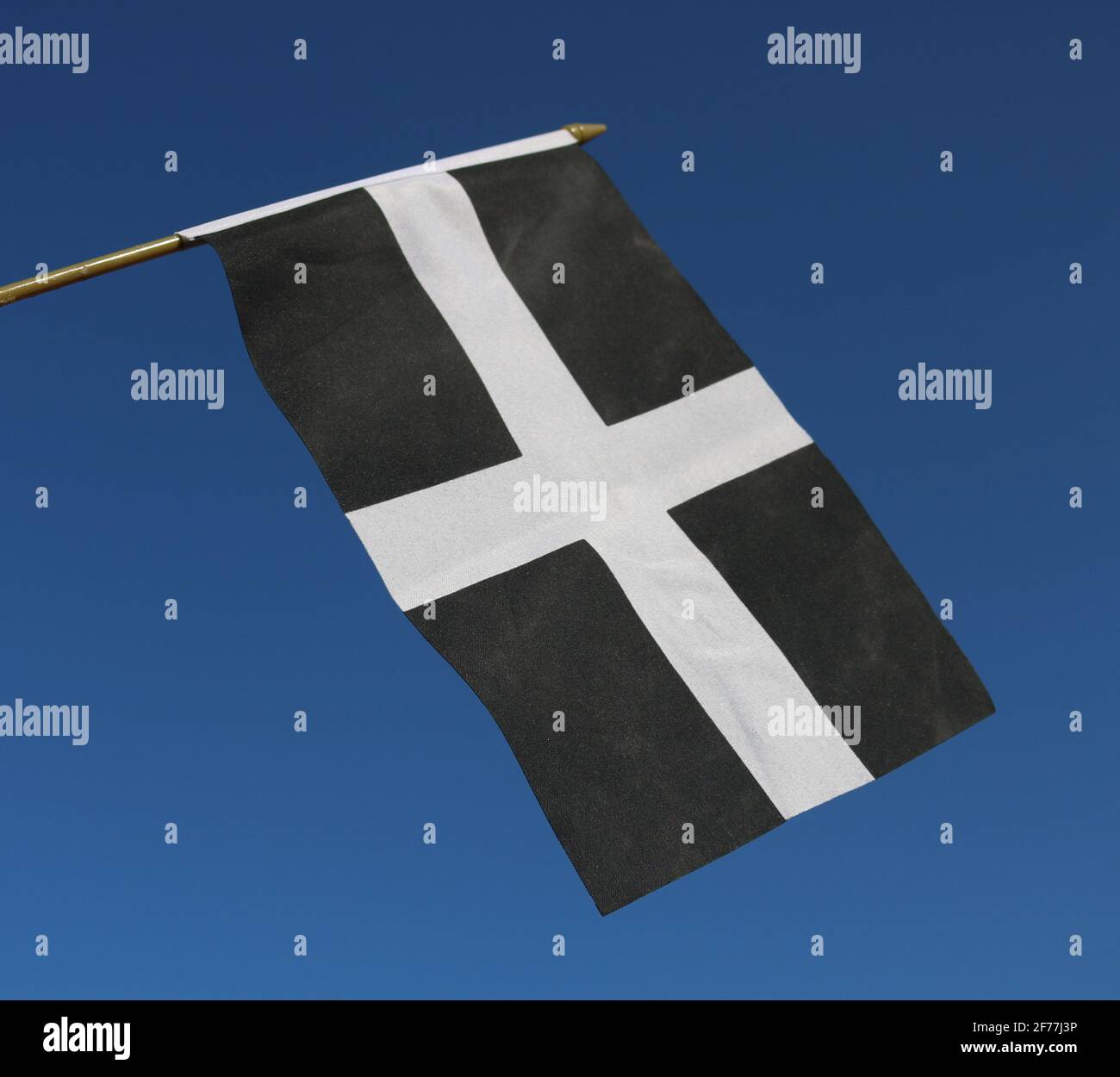 Kernow cornwall flag on flying hi-res stock photography and images - Alamy