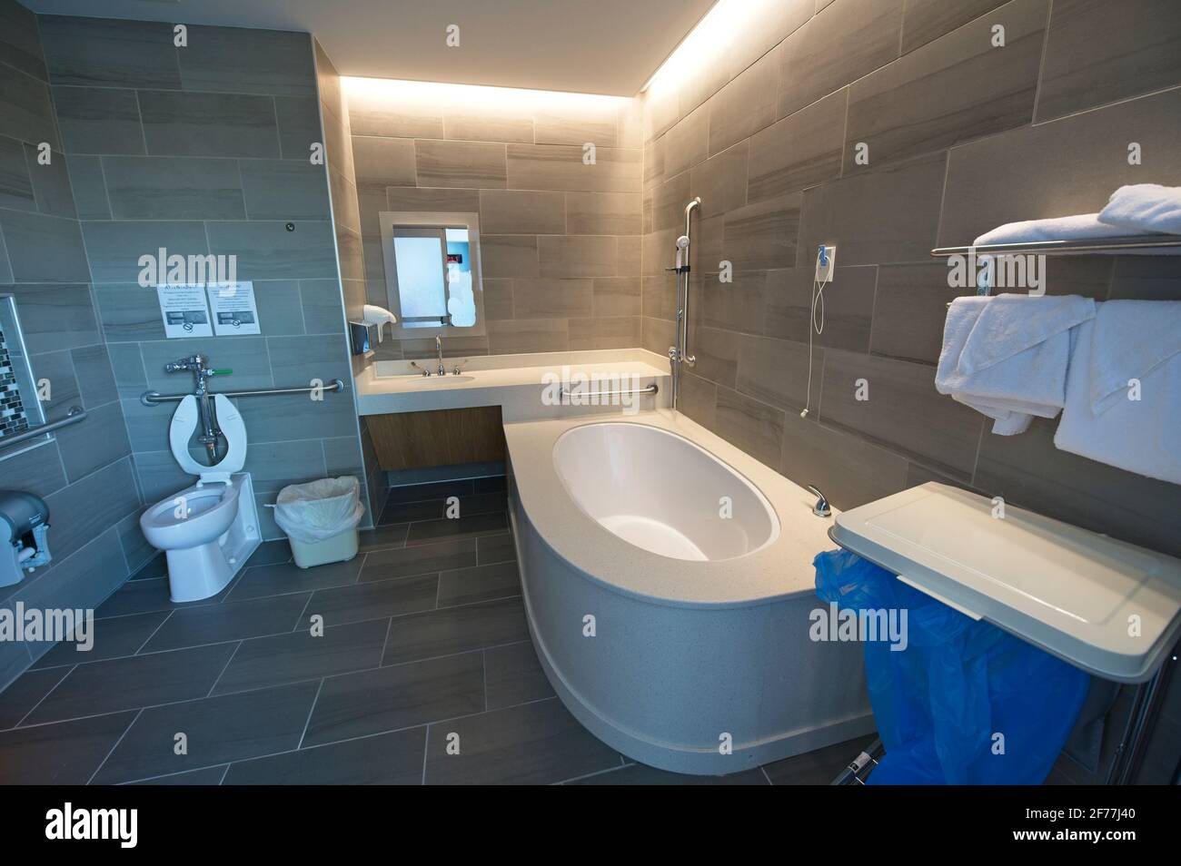 UNITED STATES - April 5, 2021: Media tour of the new North Tower at ...