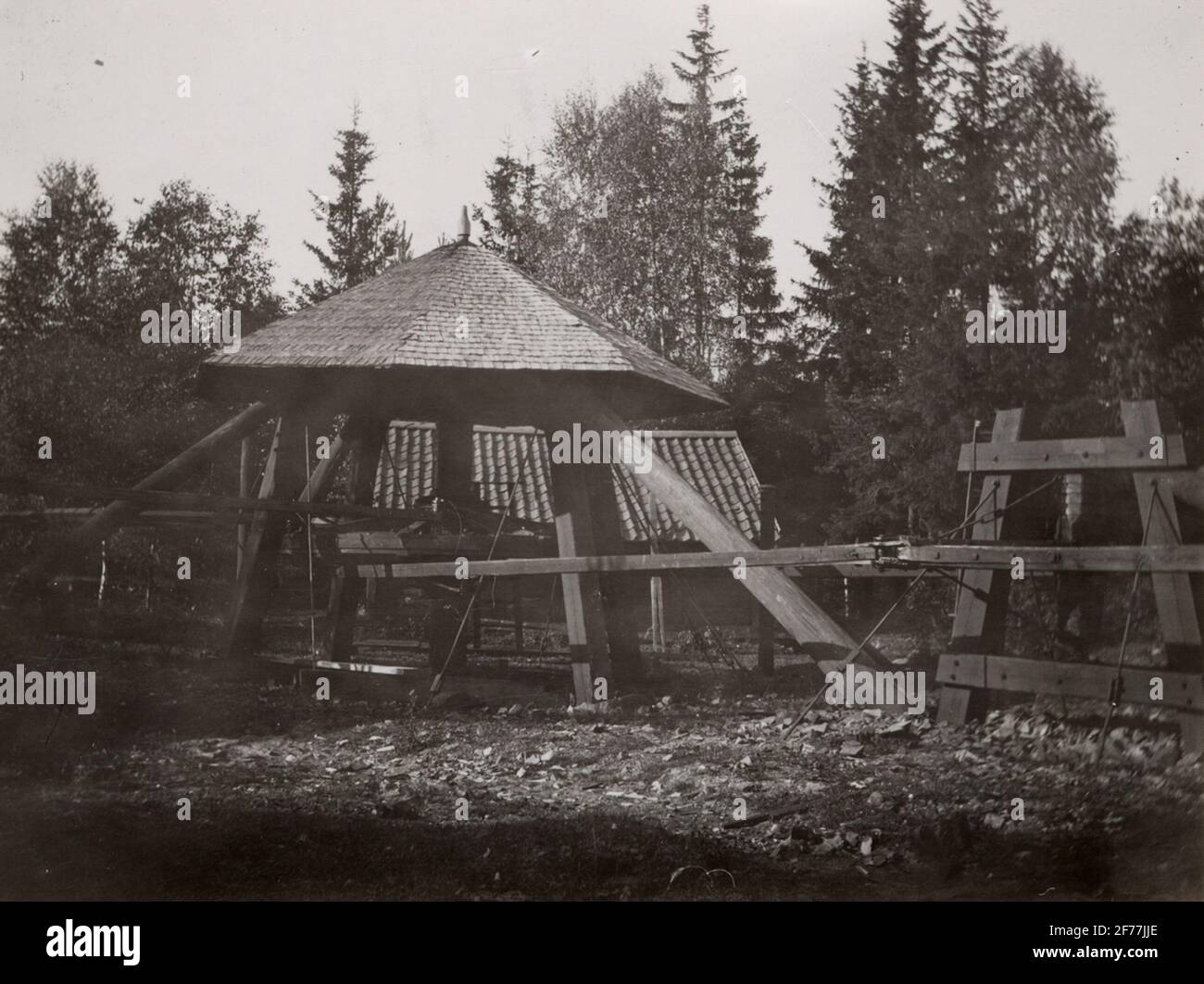 PRESTABERGET's turning break (bar walking) at Striberg's mines Stock ...