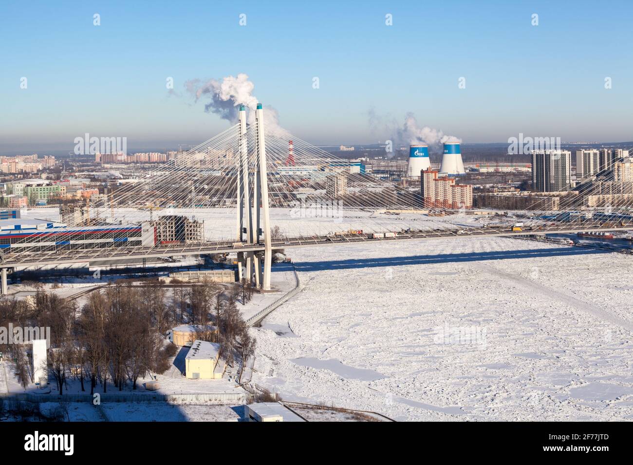 Bolshoi obukhovsky bridge hi-res stock photography and images - Alamy