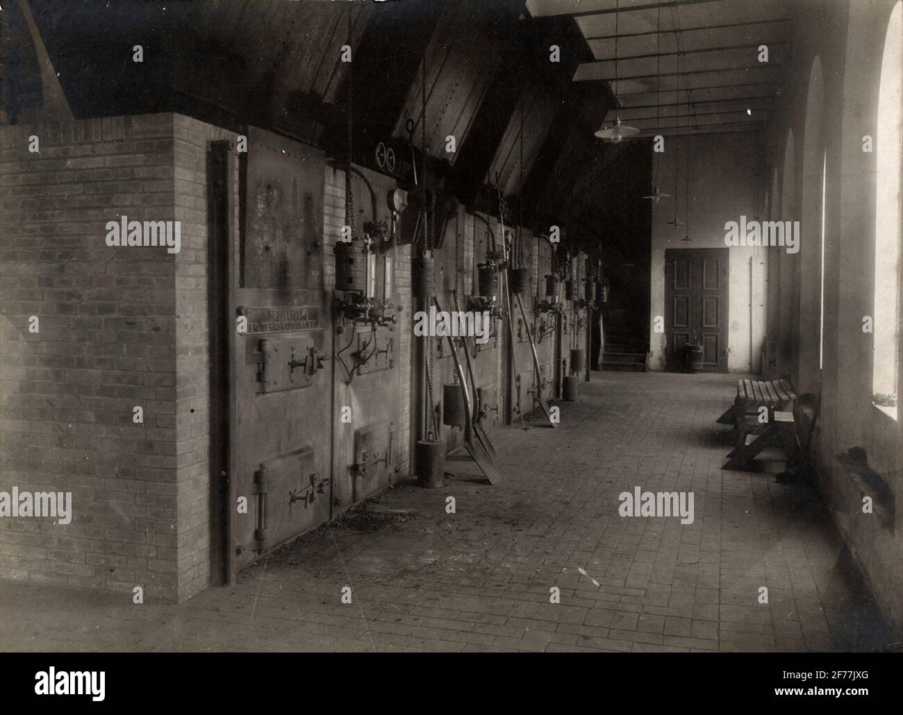 The steam boilers, electricity plant, bjuf (bjuv) .Häri was used mines ...