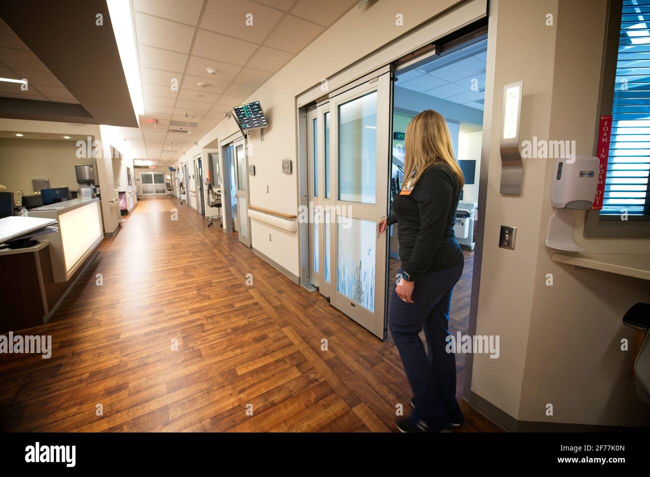 UNITED STATES - April 5, 2021: Media tour of the new North Tower at ...