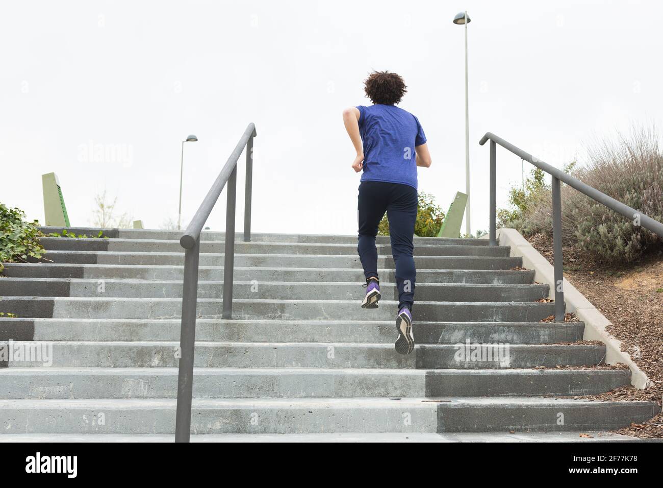 Sport climbing stairs hi-res stock photography and images - Alamy
