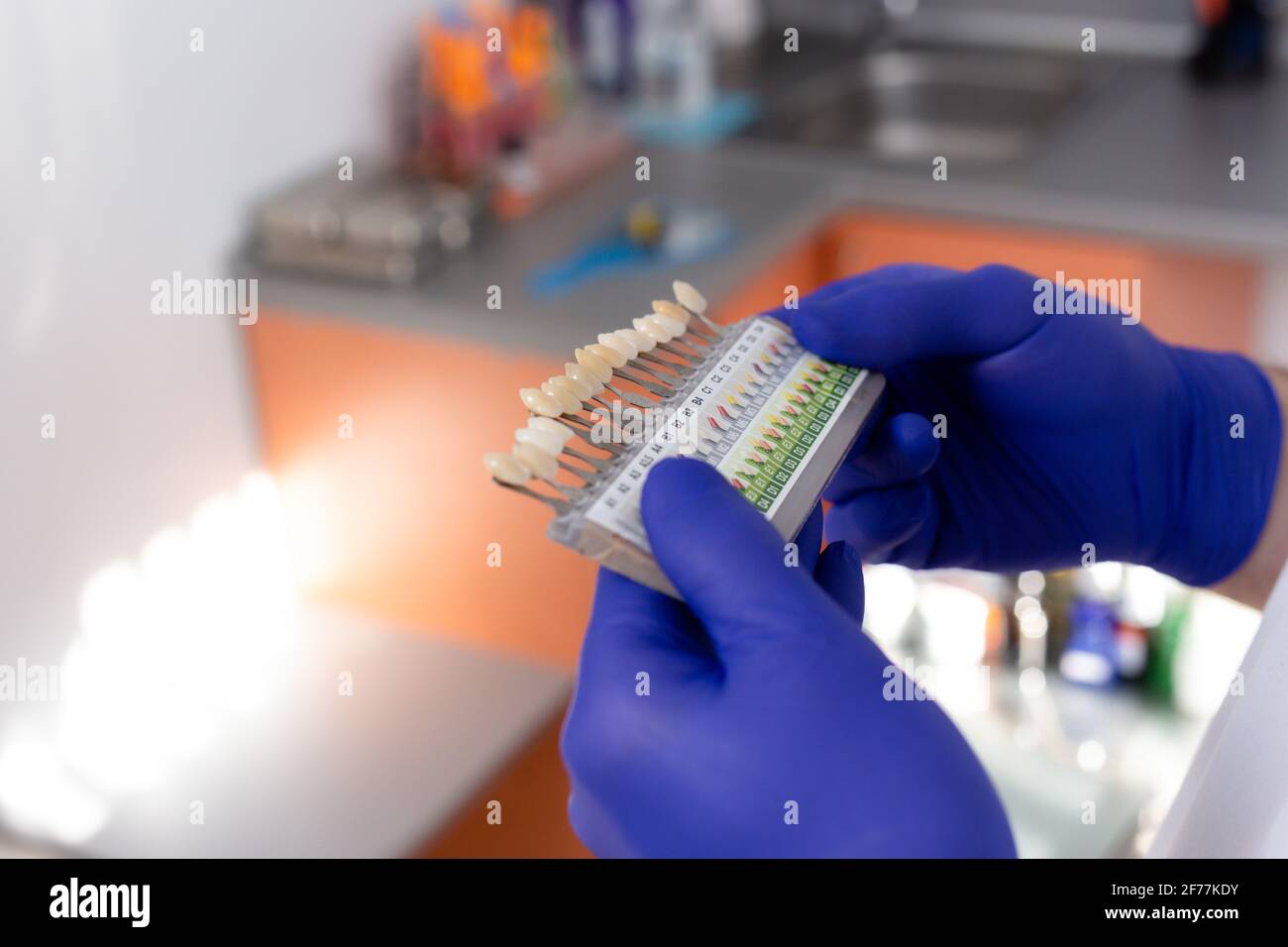 Tooth Color Chart High Resolution Stock Photography and Images - Alamy