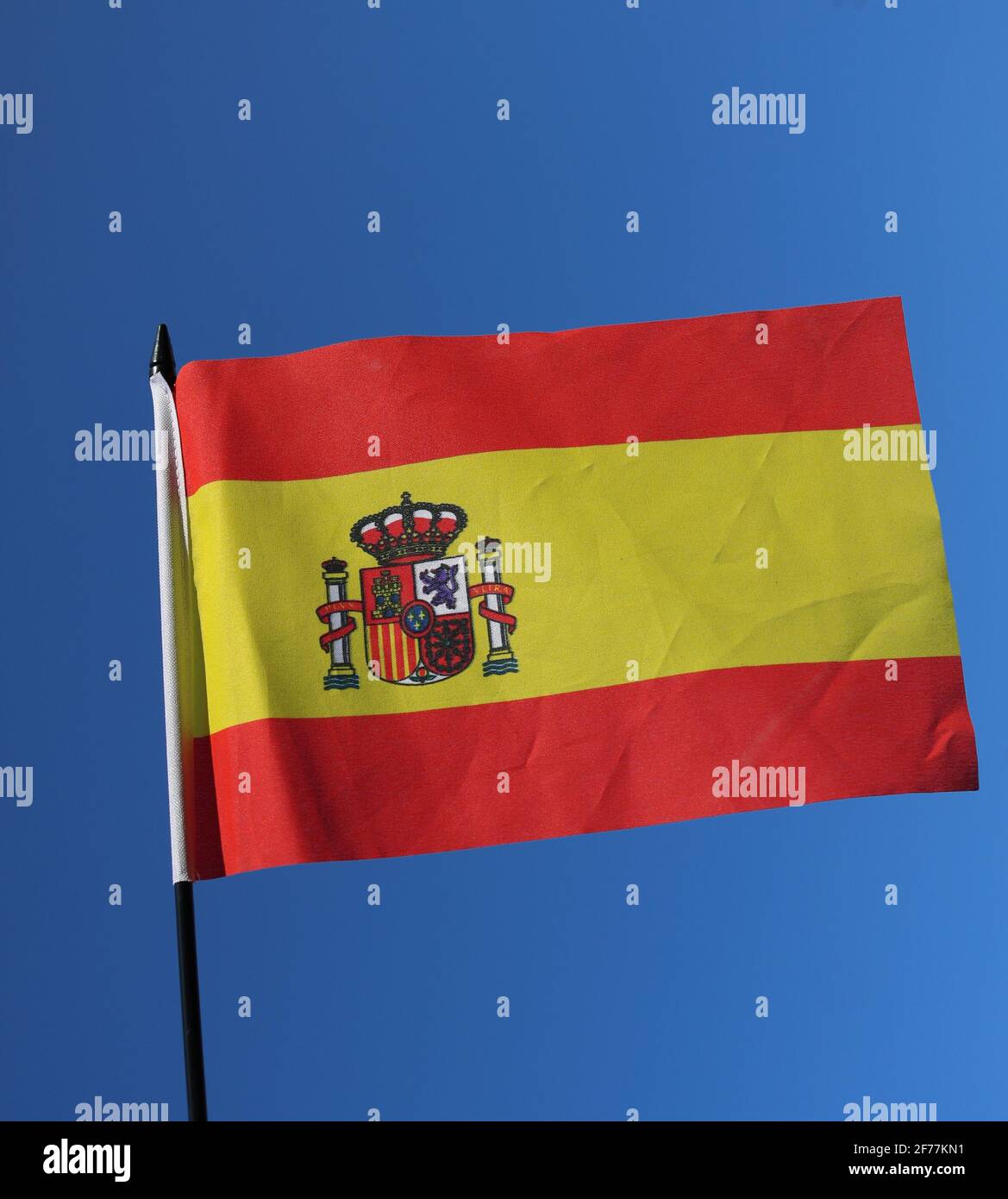 Spanish flag flying hi-res stock photography and images - Alamy